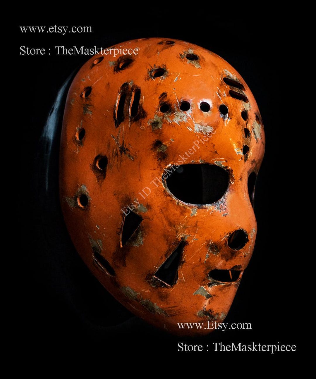 Doug Favell Ice Hockey Mask Goalie Helmet 1:1 Scale Home Decor Vintage ...