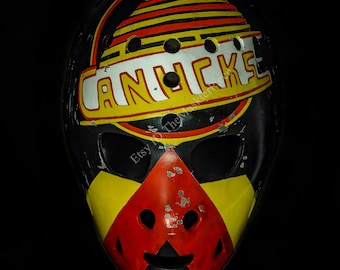 John Garrett Ice Hockey Mask Goalie Helmet 1:1 Scale Wearable Home ...