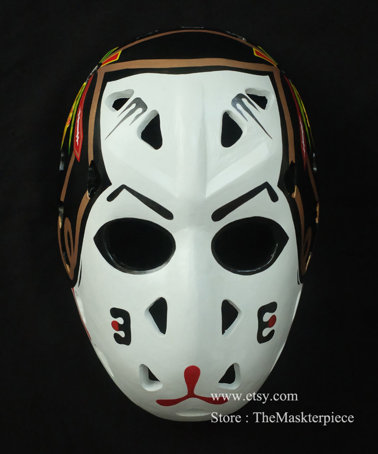 Murray Bannerman Ice Hockey Mask Goalie Helmet 1:1 Scale Wearable Home ...