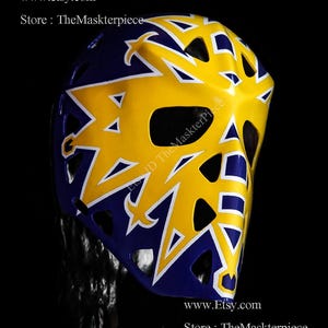 Gary Edwards Ice Hockey Mask Goalie Helmet 1:1 Scale Wearable Home ...