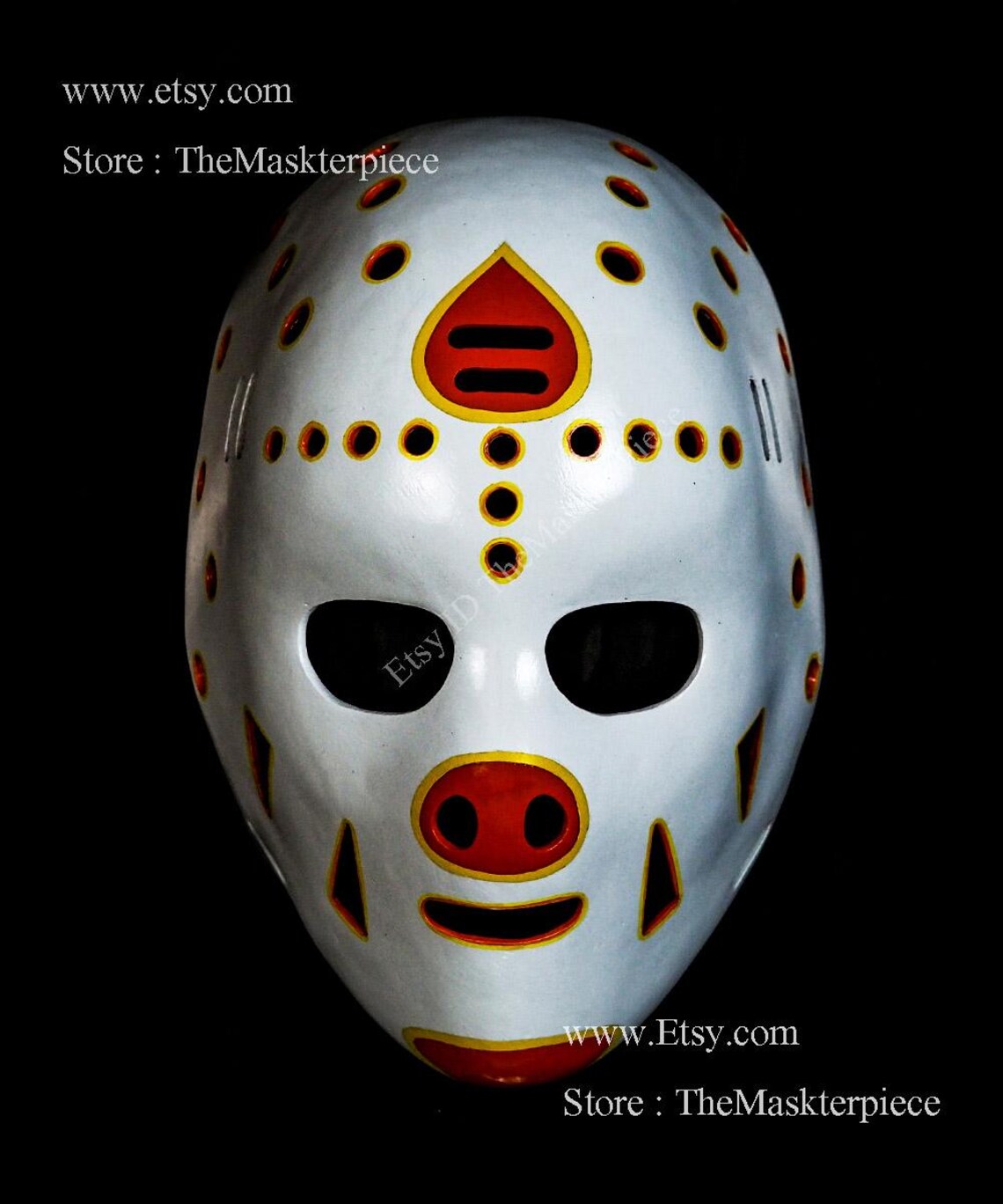 Doug Favell Ice Hockey Mask Goalie Helmet 1:1 Scale Wearable Home Decor ...