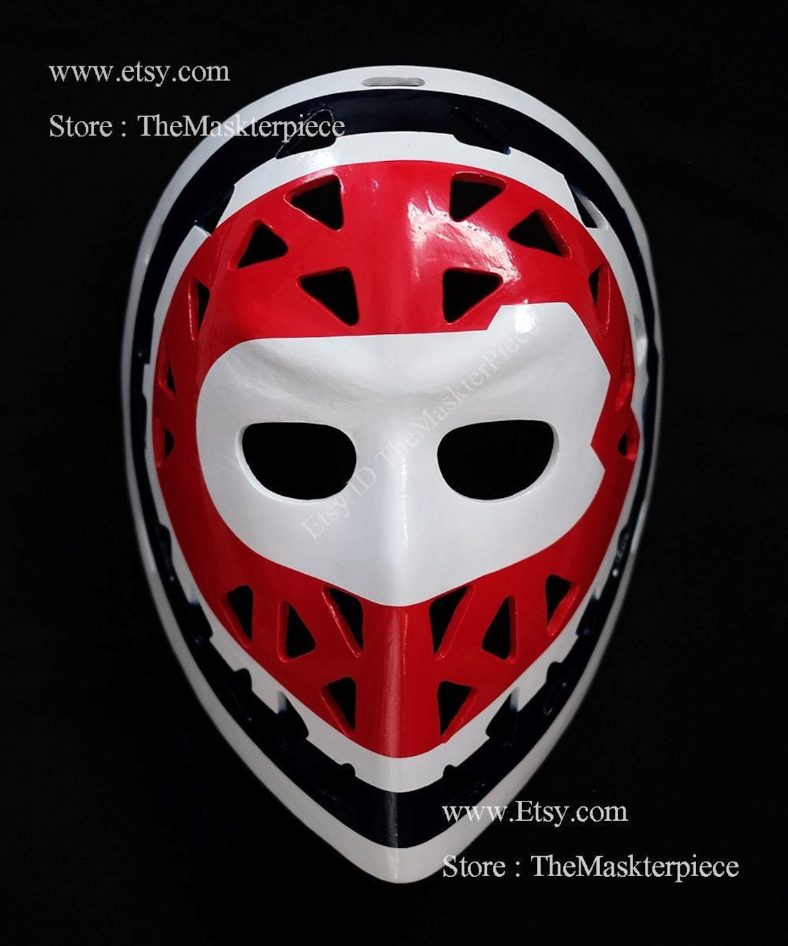 Montreal Ken Dryden Ice Hockey Mask Goalie Helmet 1:1 Scale - Etsy