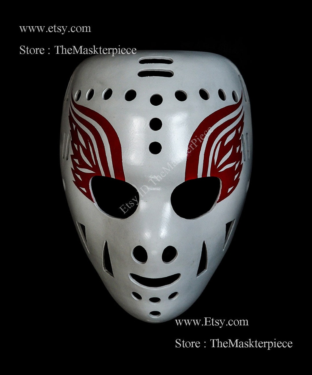 Jim Rutherford Ice Hockey Mask Goalie Helmet 1:1 Scale Home Decor ...