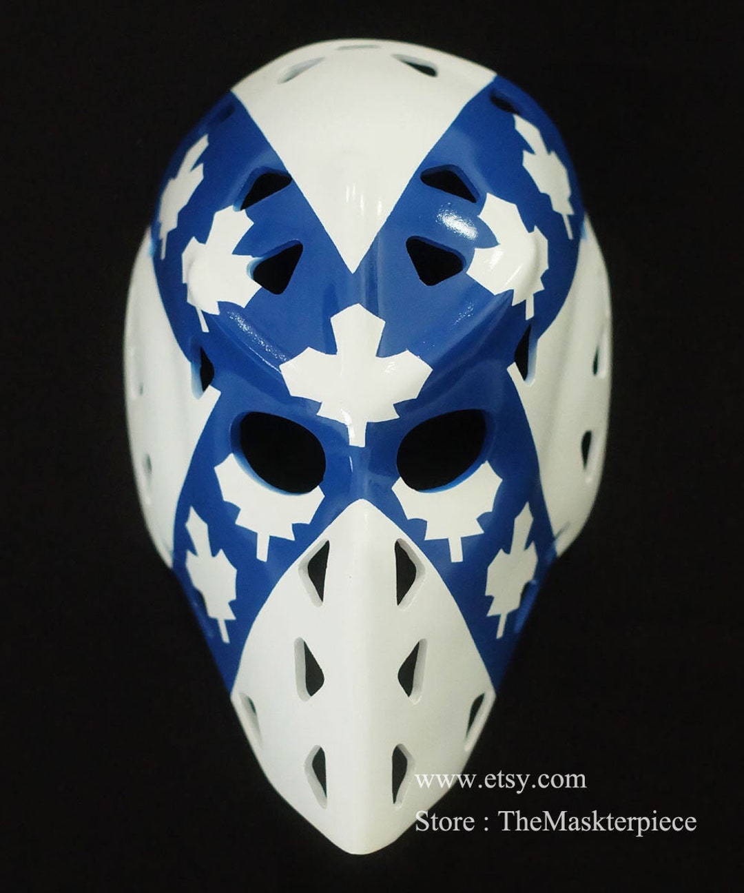 Wayne Thomas Mask Full Size Ice Hockey Mask Goalie Helmet 1:1 Scale ...