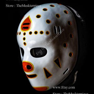 Doug Favell Ice Hockey Mask Goalie Helmet 1:1 Scale Home Decor Vintage ...