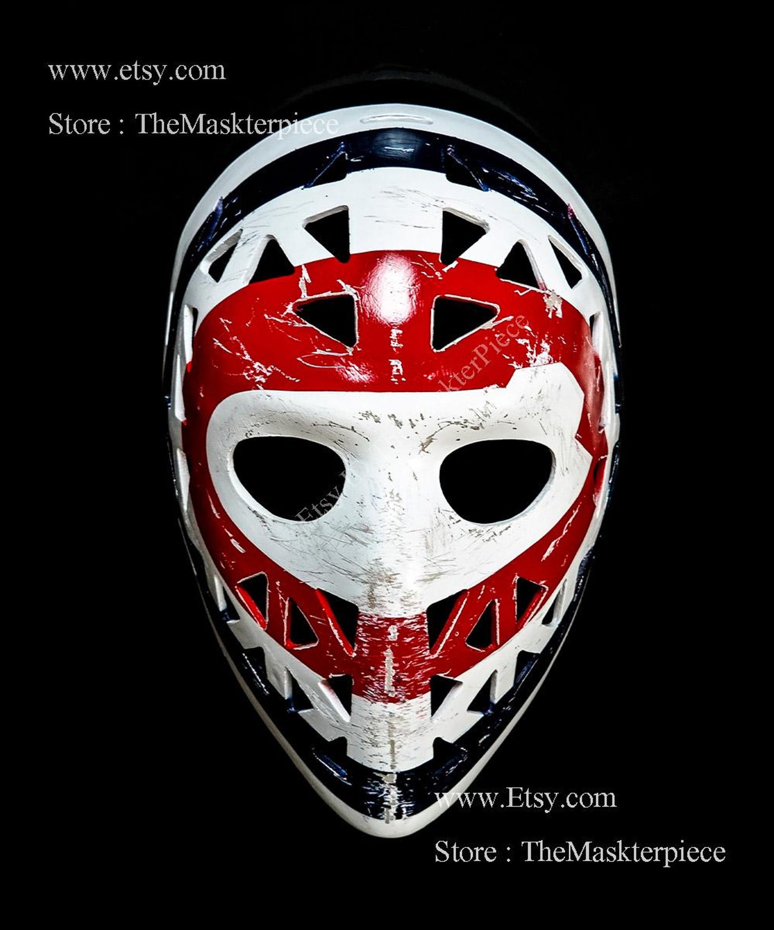 Montreal Ken DRYDEN Ice Hockey Mask Goalie Helmet 1:1 Scale Home Decor ...