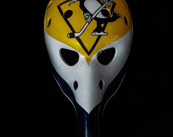 Gerry Cheevers Ice Hockey Mask Goalie Helmet 1:1 Scale Wearable Home ...