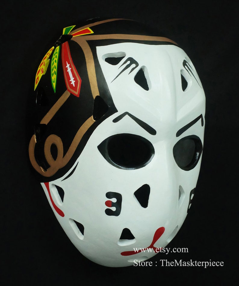 Murray Bannerman Ice Hockey Mask Goalie Helmet 1:1 Scale - Etsy UK