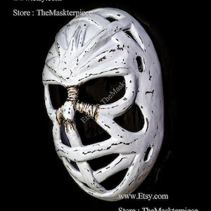 Ken Dryden Ice Hockey Mask Goalie Helmet 1:1 Scale Home Decor Vintage ...