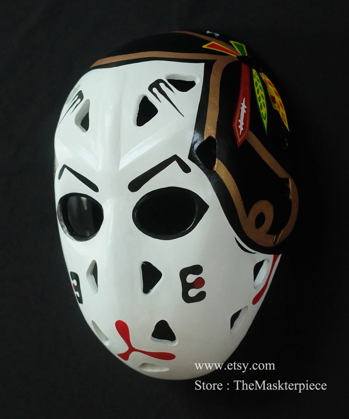 Murray Bannerman Ice Hockey Mask Goalie Helmet 1:1 Scale | Etsy