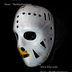 Curt Ridley Ice Hockey Mask Goalie Helmet 1:1 Scale Home Decor Vintage ...