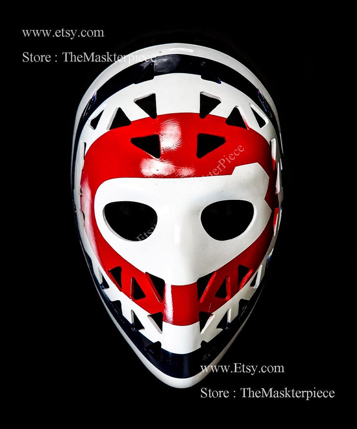 Montreal Ken Dryden Ice Hockey Mask Goalie Helmet 1:1 Scale Wearable ...