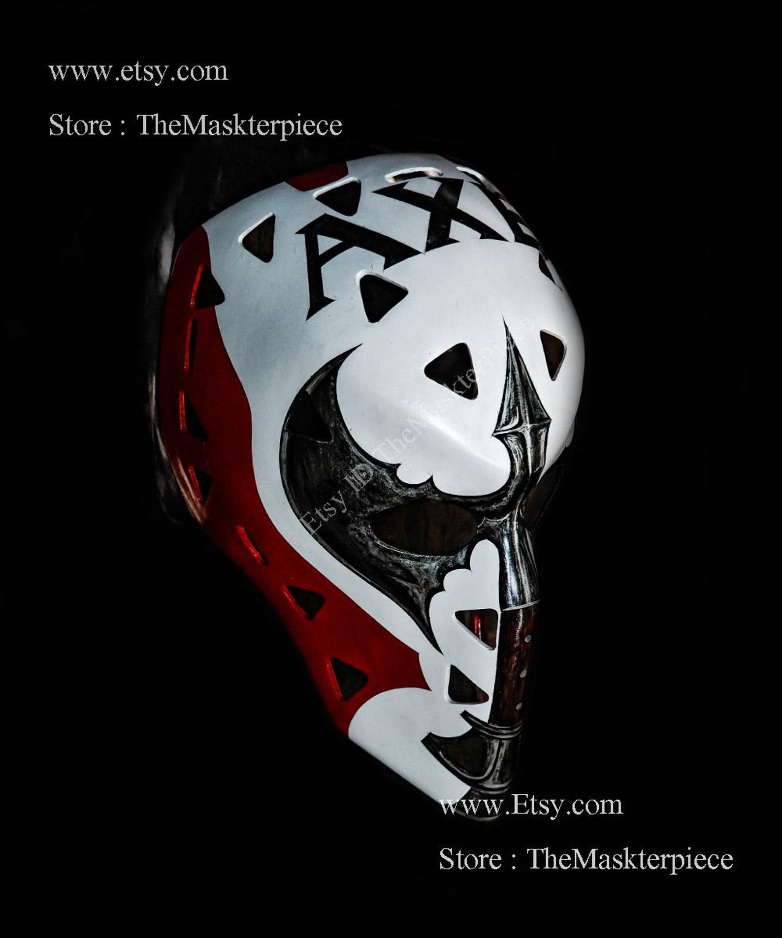 Gary Smith Ice Hockey Mask Goalie Helmet 1:1 Scale Home Decor Vintage ...