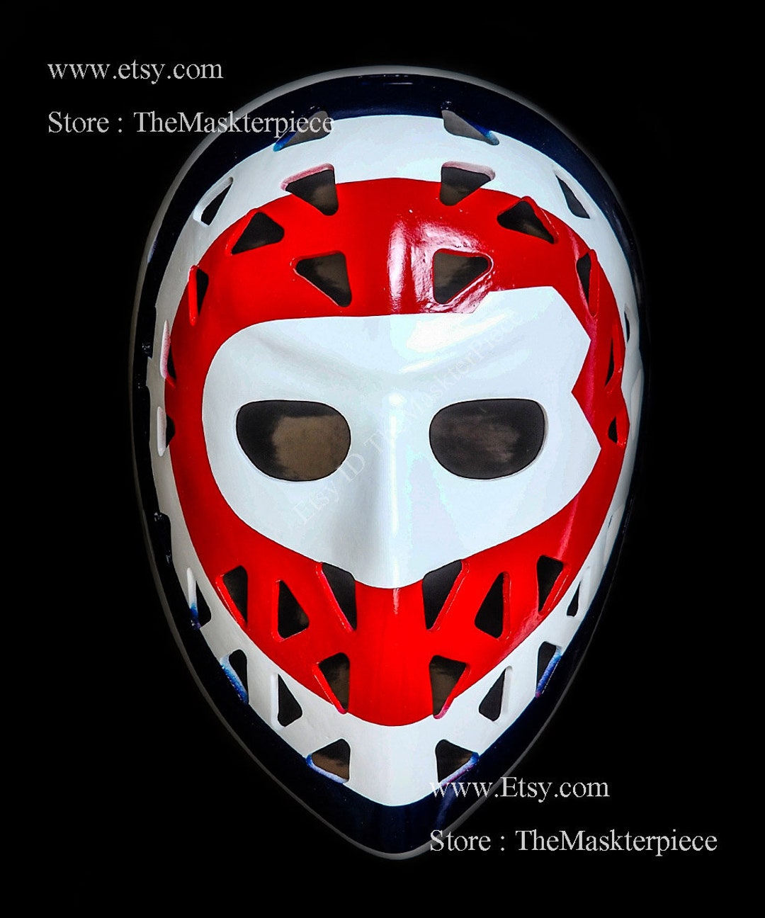 Montreal Ken Dryden Ice Hockey Mask Goalie Helmet 1:1 Scale Home Decor ...