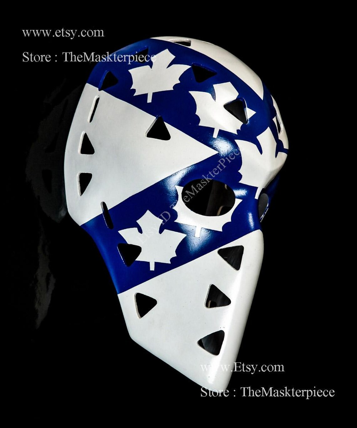 Wayne Thomas Mask Full Size Ice Hockey Mask Goalie Helmet 1:1 Scale ...