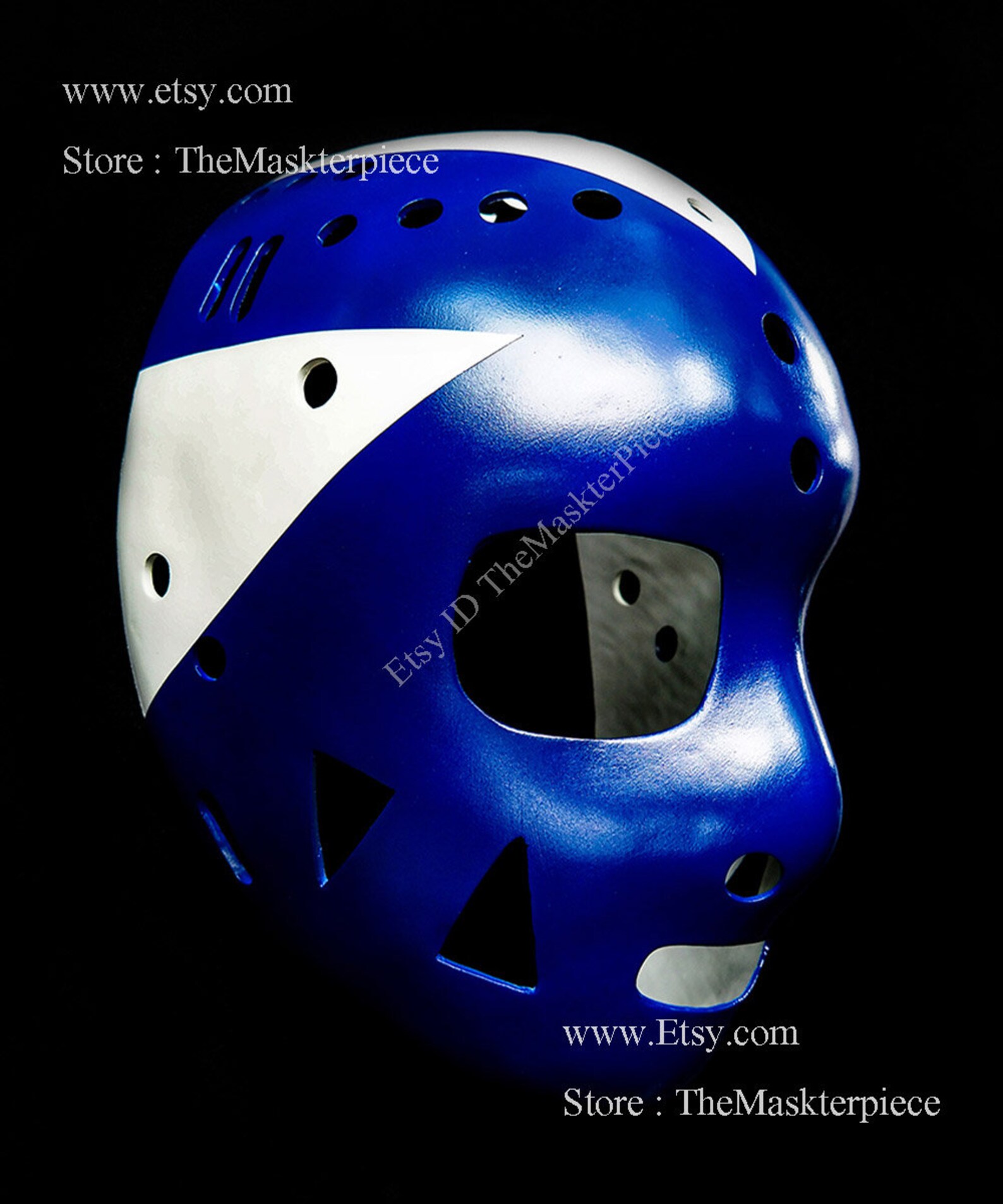 Palmateer Rookie Ice Hockey Mask Goalie Helmet 1:1 Scale Home Decor ...