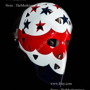 Gary Smith Ice Hockey Mask Goalie Helmet 1:1 Scale Wearable Home Decor ...