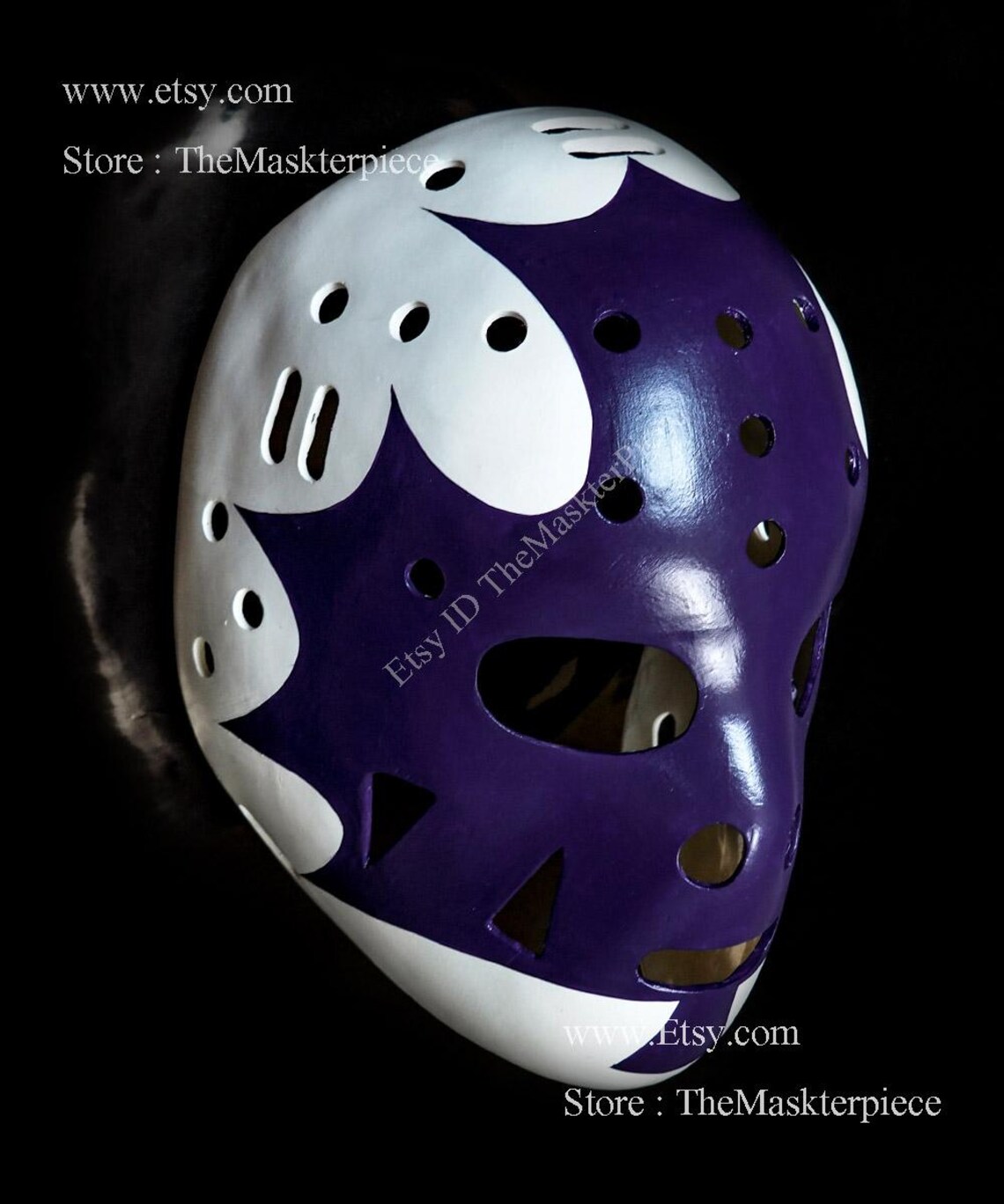 Doug Favell Ice Hockey Mask Goalie Helmet 1:1 Scale Wearable Home Decor ...