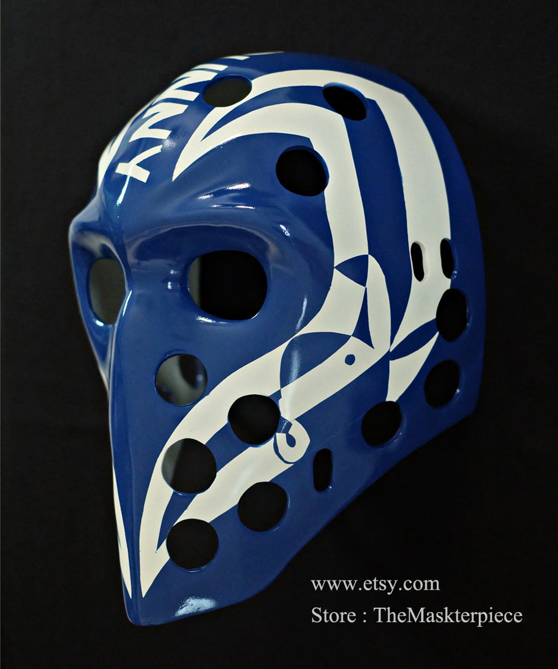 Bunny Michel Larocque Ice Hockey Mask Goalie Helmet 1:1 Scale - Etsy Canada