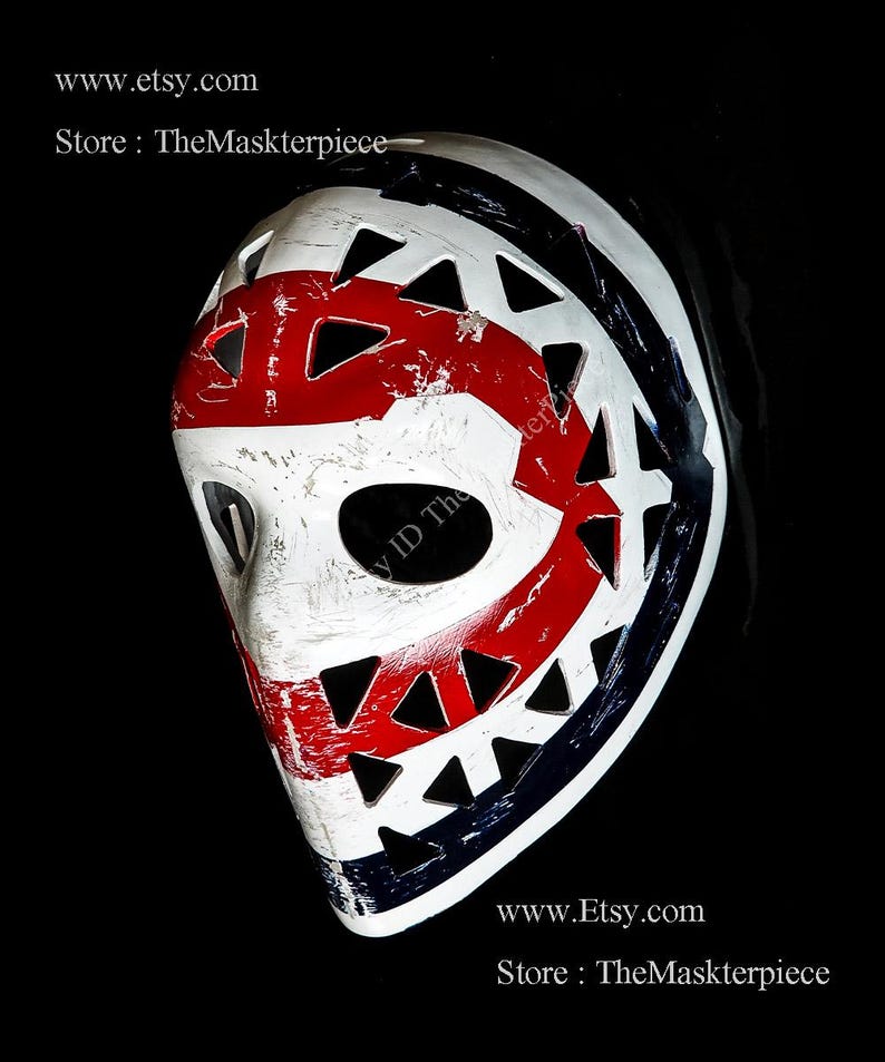 Montreal Ken DRYDEN Ice Hockey Mask Goalie Helmet 1:1 Scale Home Decor ...
