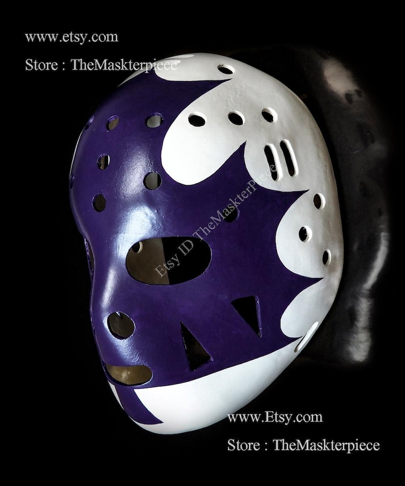 Doug Favell Ice Hockey Mask Goalie Helmet 1:1 Scale Wearable Home Decor ...
