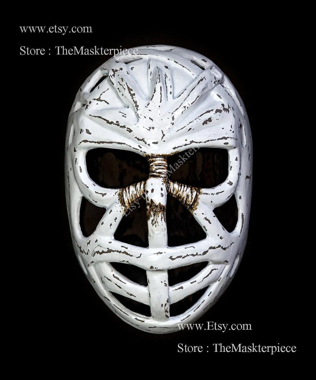 Ken Dryden Ice Hockey Mask Goalie Helmet 1:1 Scale Home Decor Vintage ...