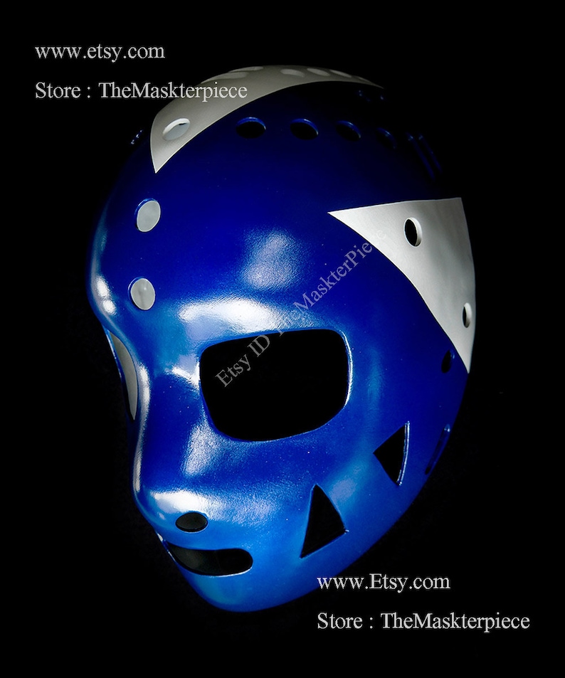 Palmateer Rookie Ice Hockey Mask Goalie Helmet 1:1 Scale Home Decor ...