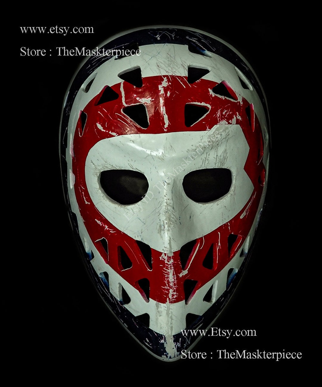 Montreal Ken DRYDEN Ice Hockey Mask Goalie Helmet 1:1 Scale Home Decor ...