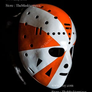 Doug Favell Ice Hockey Mask Goalie Helmet 1:1 Scale Home Decor Vintage ...