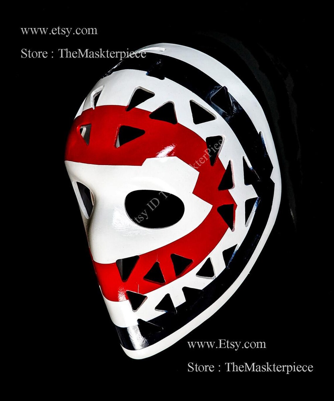 Montreal Ken Dryden Ice Hockey Mask Goalie Helmet 1:1 Scale Wearable ...