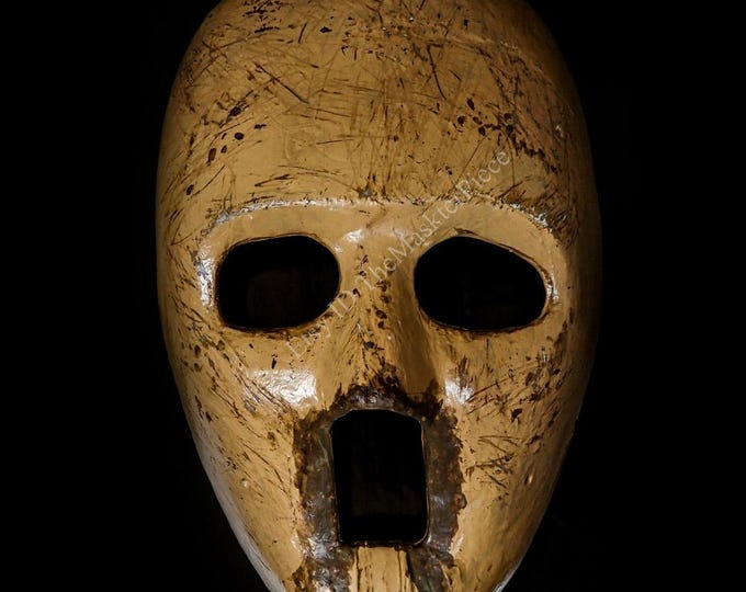 Black Heat 1995 Inspired Hockey Mask - Finished Cosplay Mask Ready to ...