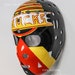 John Garrett Ice Hockey Mask Goalie Helmet 1:1 Scale Home Decor Vintage ...