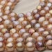 Natural Metallic Multi-color Ripple Pearl Strand, Natural Mixed Color ...