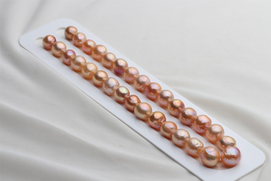 Natural Color Freshwater Cultured Nucleated Pearls With Metallic ...