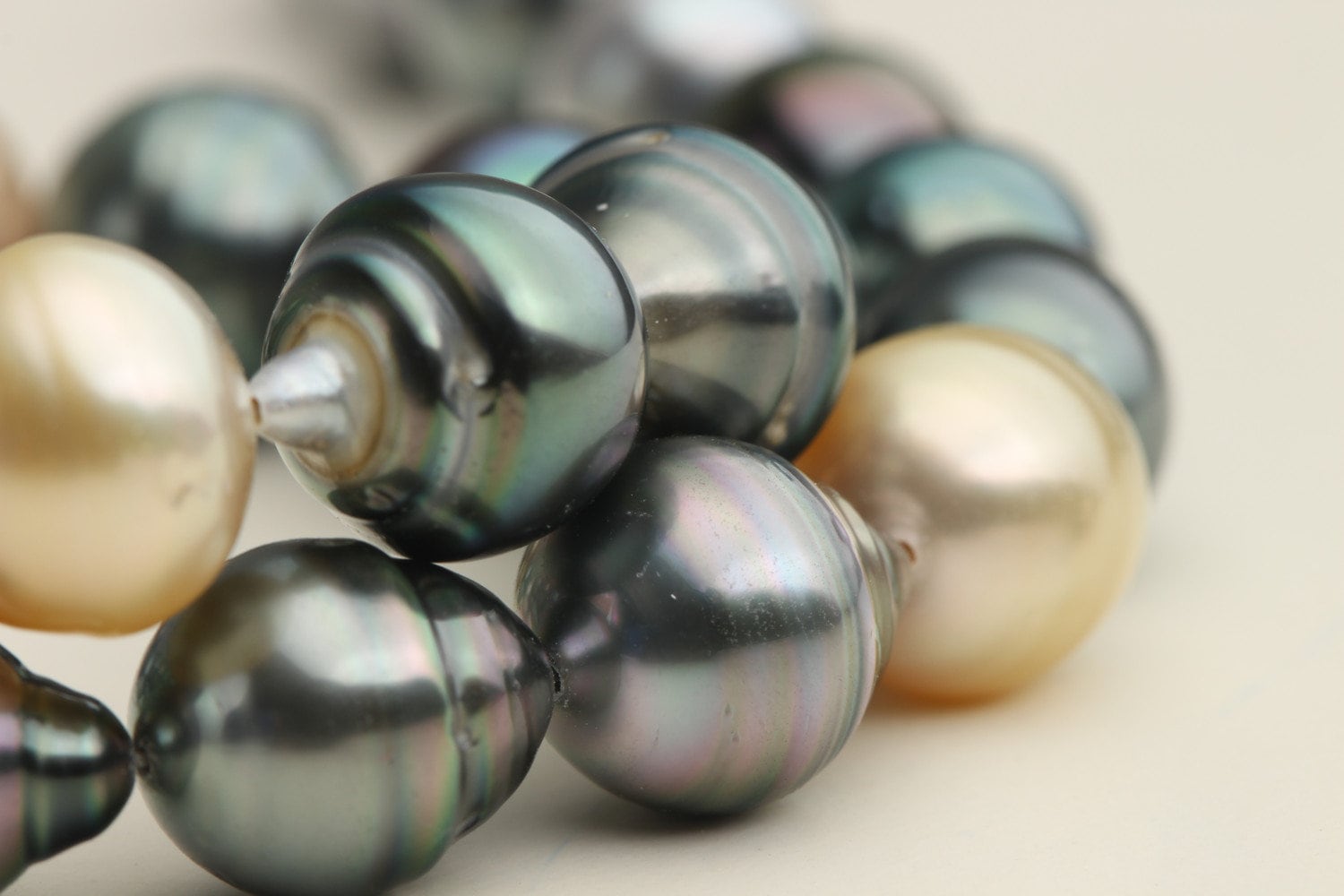 33 Pearl Beads 9-12mm Natural Mixed Color Seawater Pearl | Etsy