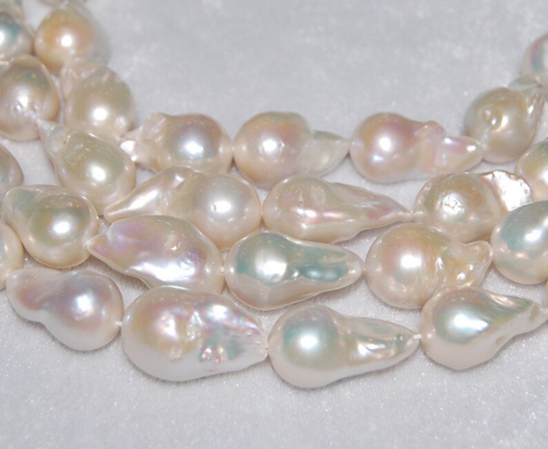 1417mm Large Nucleated Pearl Strands Wholesale Fireball - Etsy
