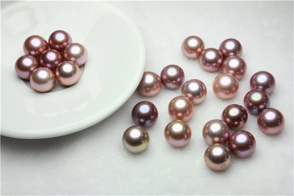 13-15mm Large Edison Pearl No Hole, Nucleated Pearls, Large Size ...