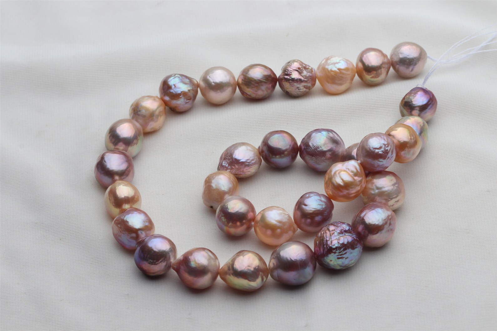 Natural Mixed Metallic Color Kasumi Like Nucleated Pearl | Etsy