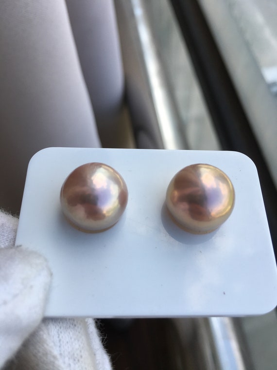 Natural Light Metallic Color Edison Pearl Pairnatural - Etsy