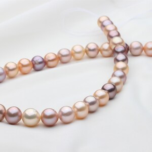 Edison Pearl String With Metallic Rainbow Color,edison Pearl Beads ...