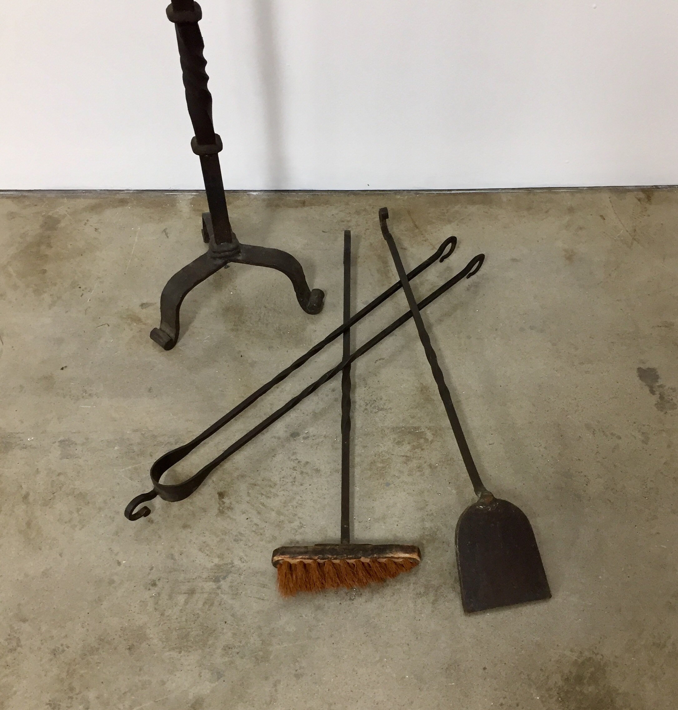 Set of Hand Forged Wrought Iron Fire Tools - Etsy