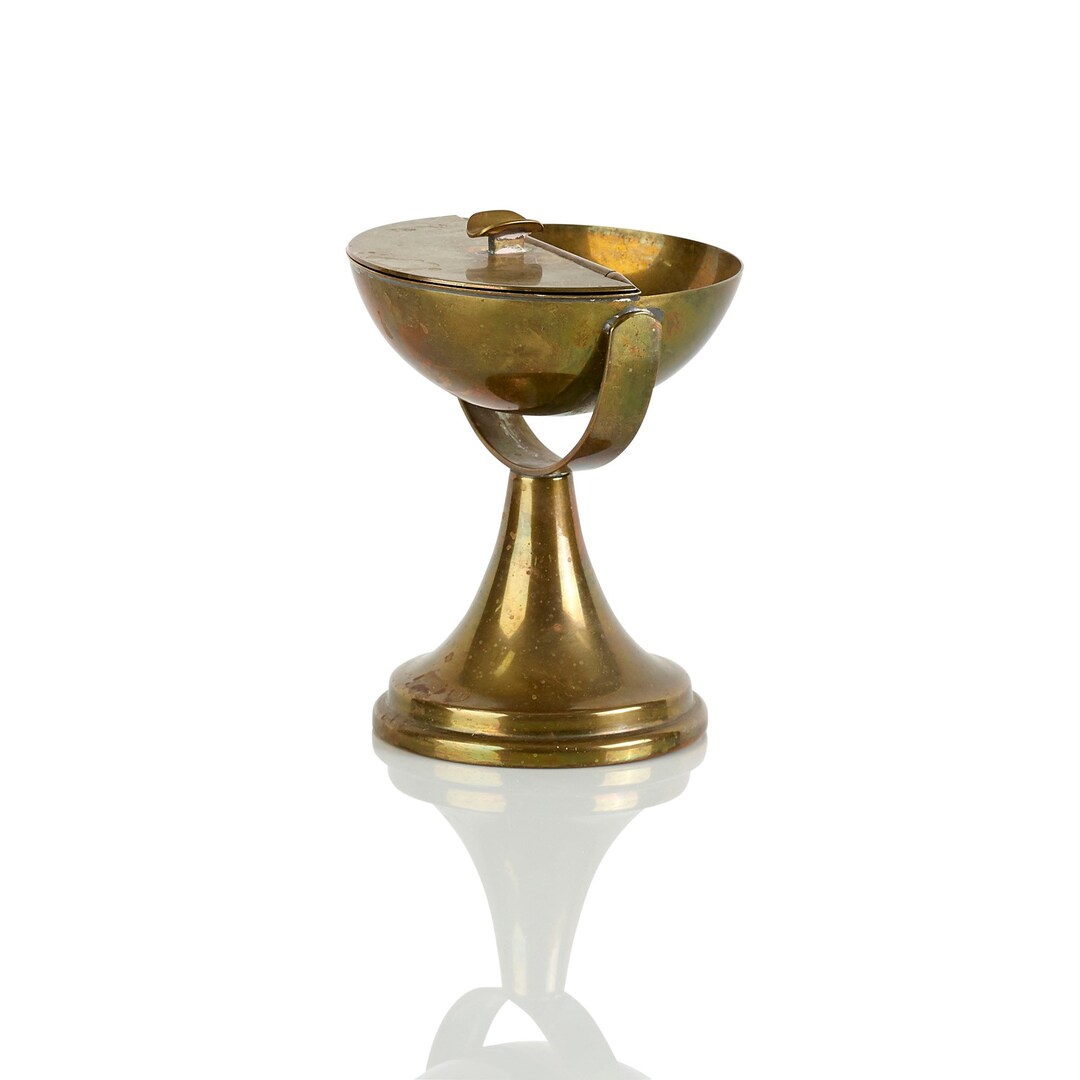 Vintage Weighted Nautical Brass Ashtray - Etsy