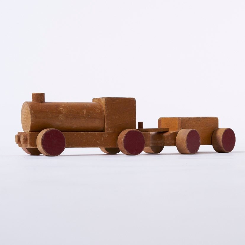 Vintage 4 Piece Wood Train Made in Denmark by Kay Bojesen - Etsy