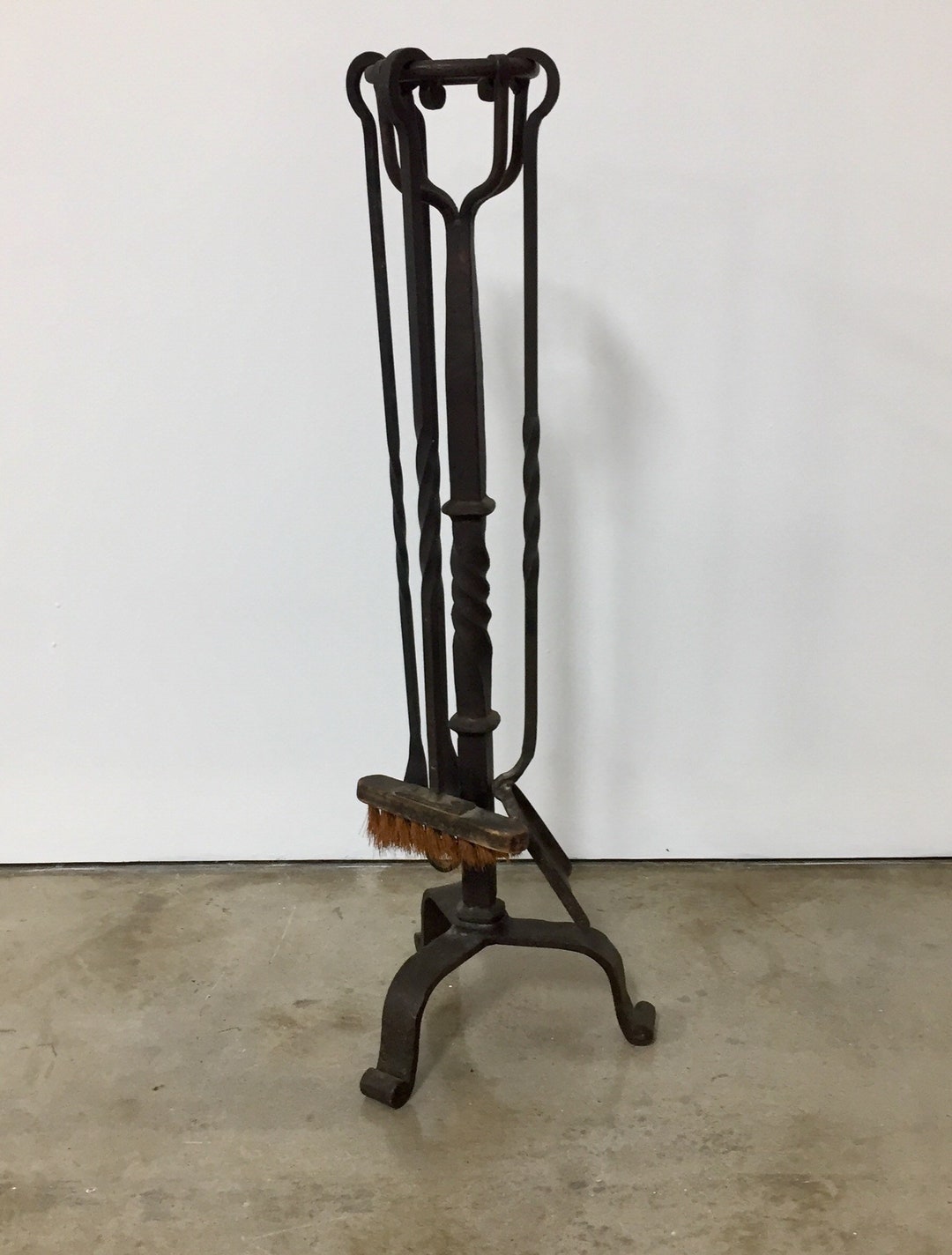 Set of Hand Forged Wrought Iron Fire Tools - Etsy