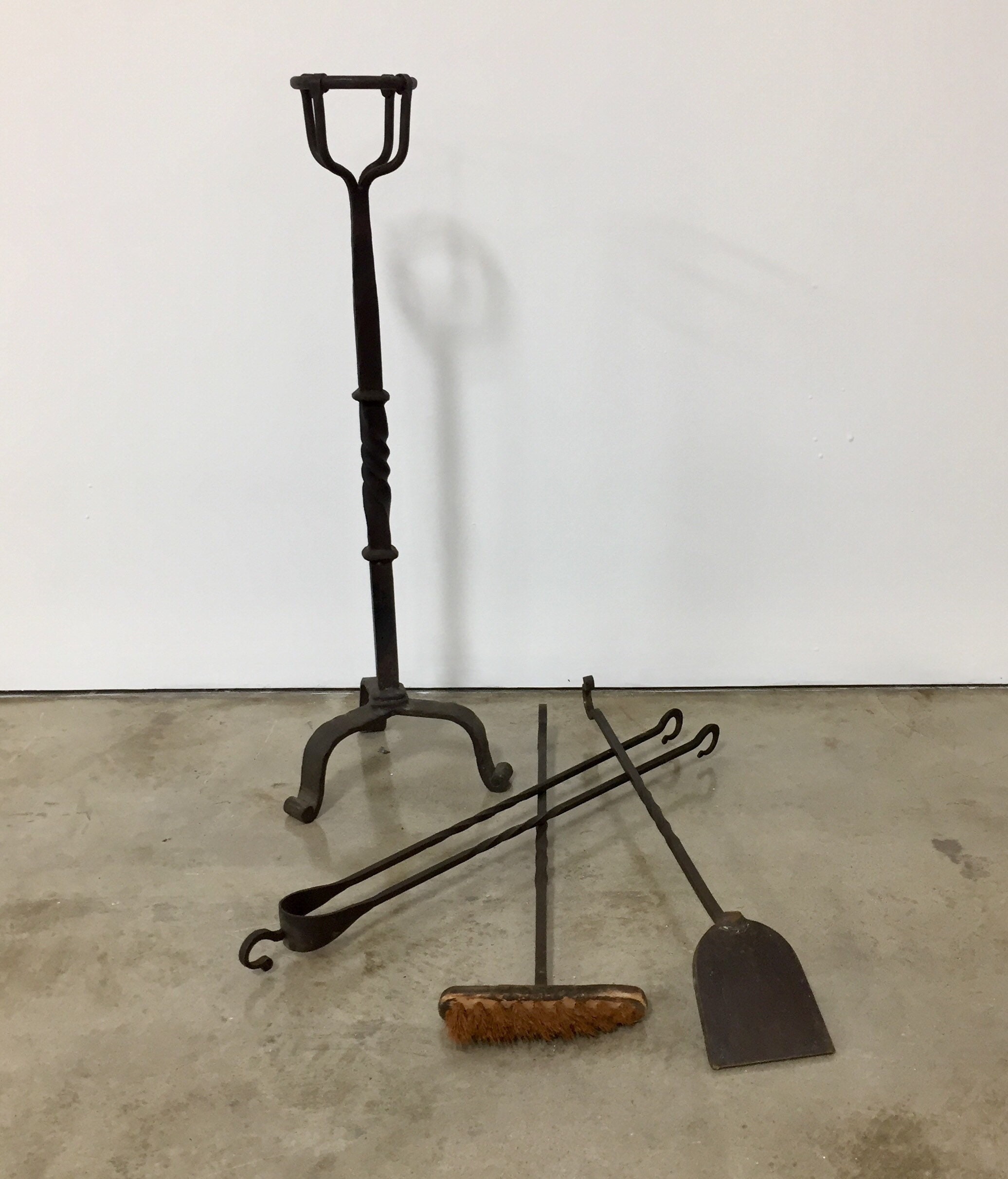 Set of Hand Forged Wrought Iron Fire Tools - Etsy