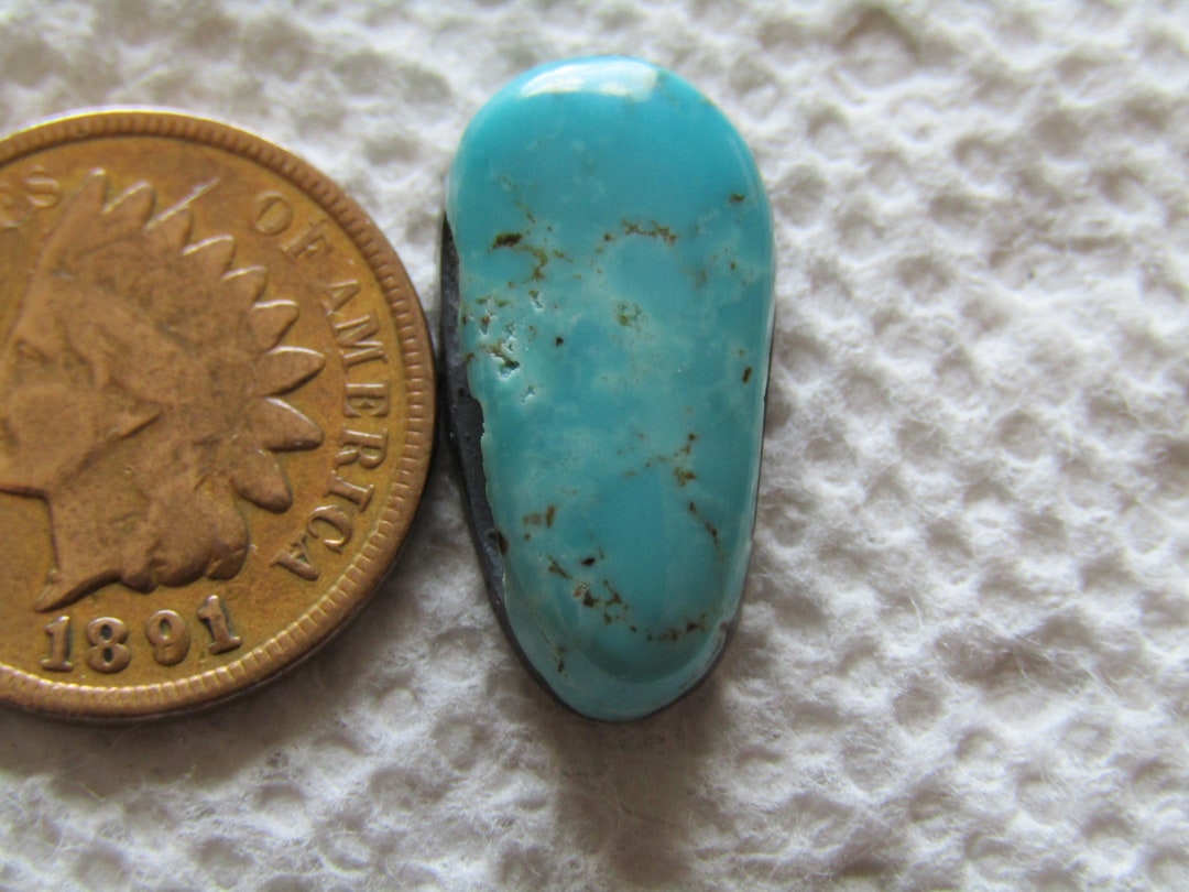Baja Turquoise Cab 7 Carats Blue Green Cabochon - Etsy