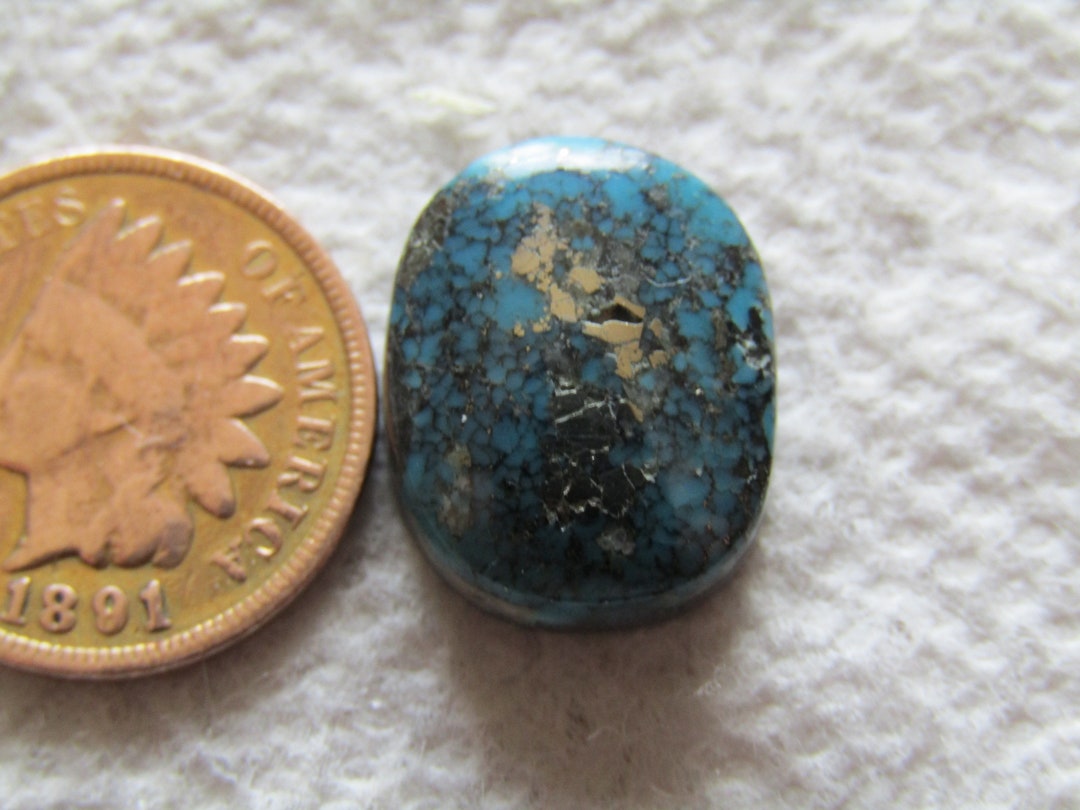 Campitos Turquoise Cab 11 Carat Cabochon Baby Blue Hand Cut - Etsy