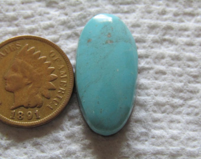 Number Eight #8 Turquoise Cab 12 Carat American Nevada Blue Cabochon ...