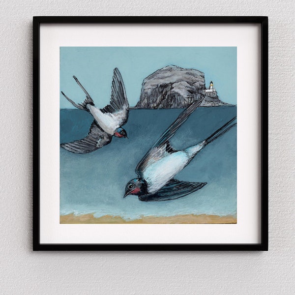 Swallows Art - Etsy
