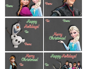 Olaf Favor Tags 2.5lx1.8wthank You Tags Favor Tags - Etsy